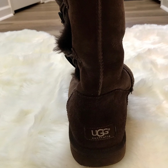 UGG | Shoes | Ugg Bailey Suede Button Boots | Poshmark